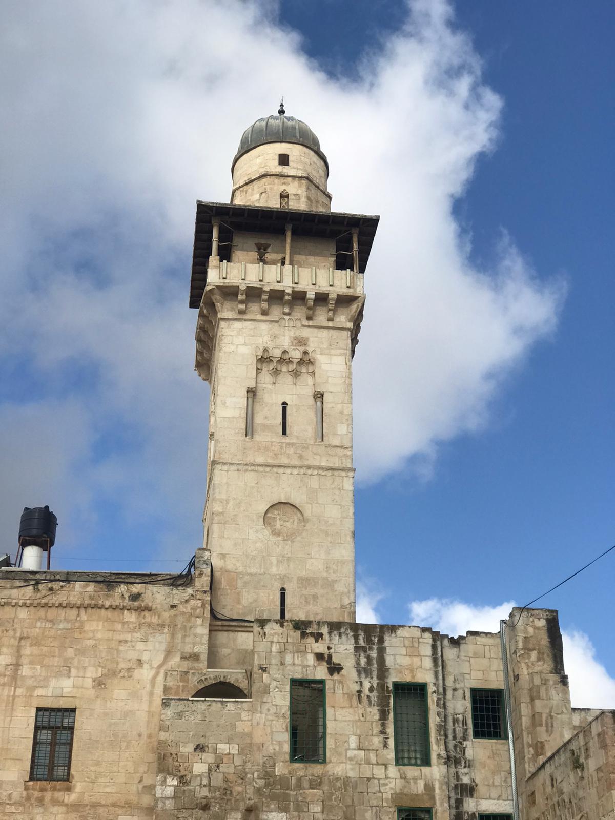 مأذنة باب السلسلة | ادارة اوقاف القدس وشؤون المسجد الأقصى المبارك